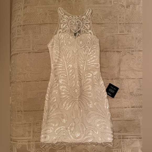 Lulus | Dresses | Lulus Brand New With Tags White Beaded Dress | Poshmark